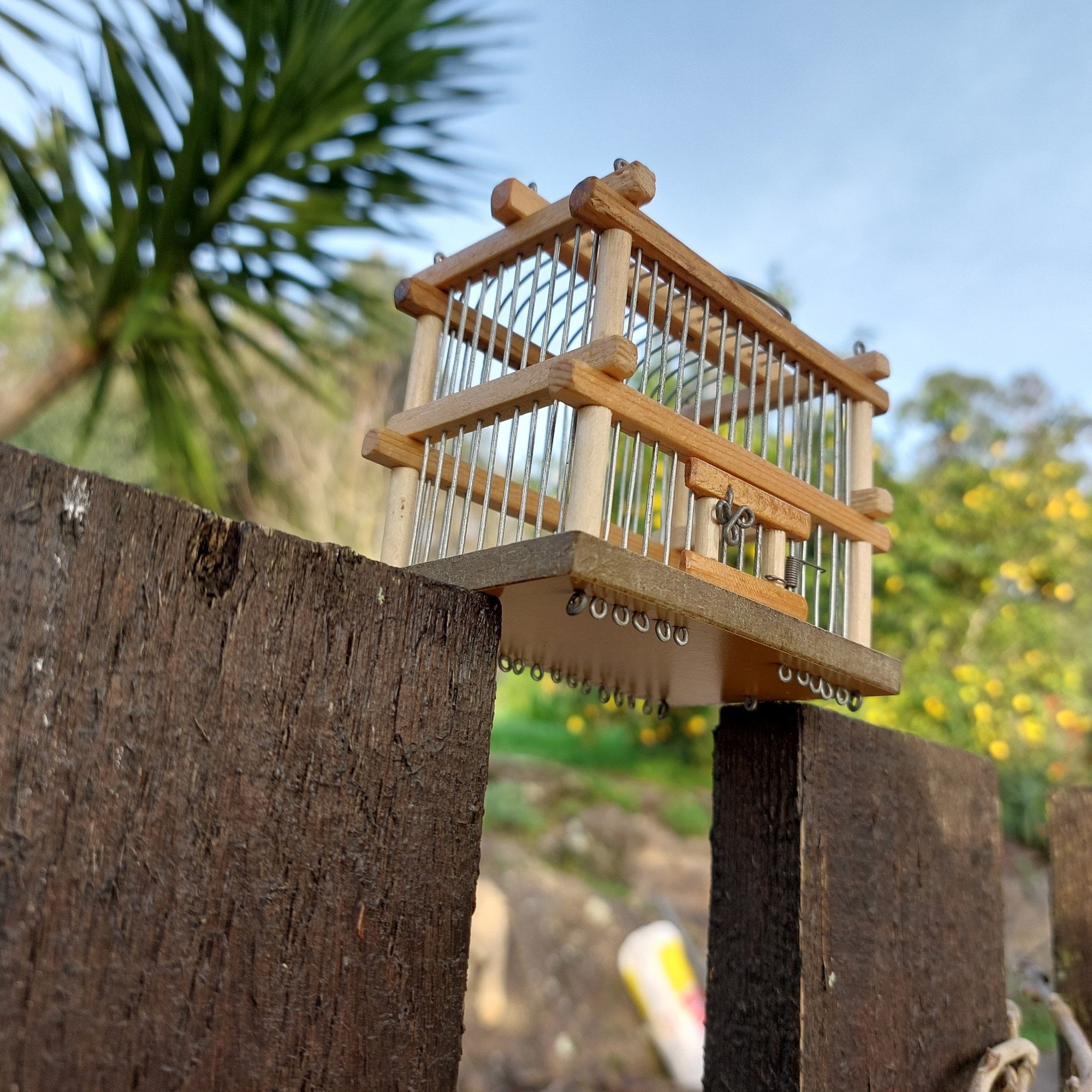 Mini Wooden Bird Cage - PadaWorks