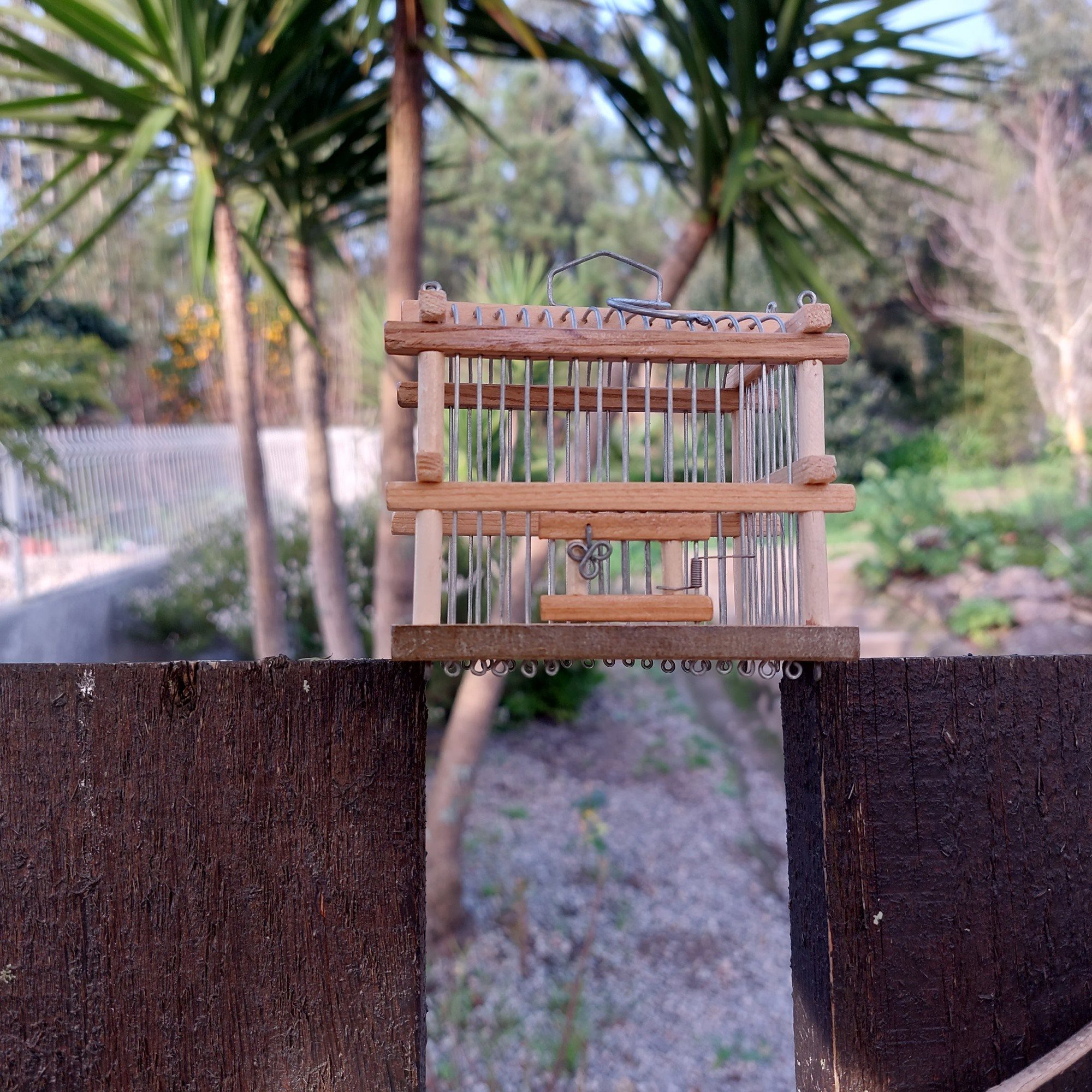 Mini Wooden Bird Cage - PadaWorks