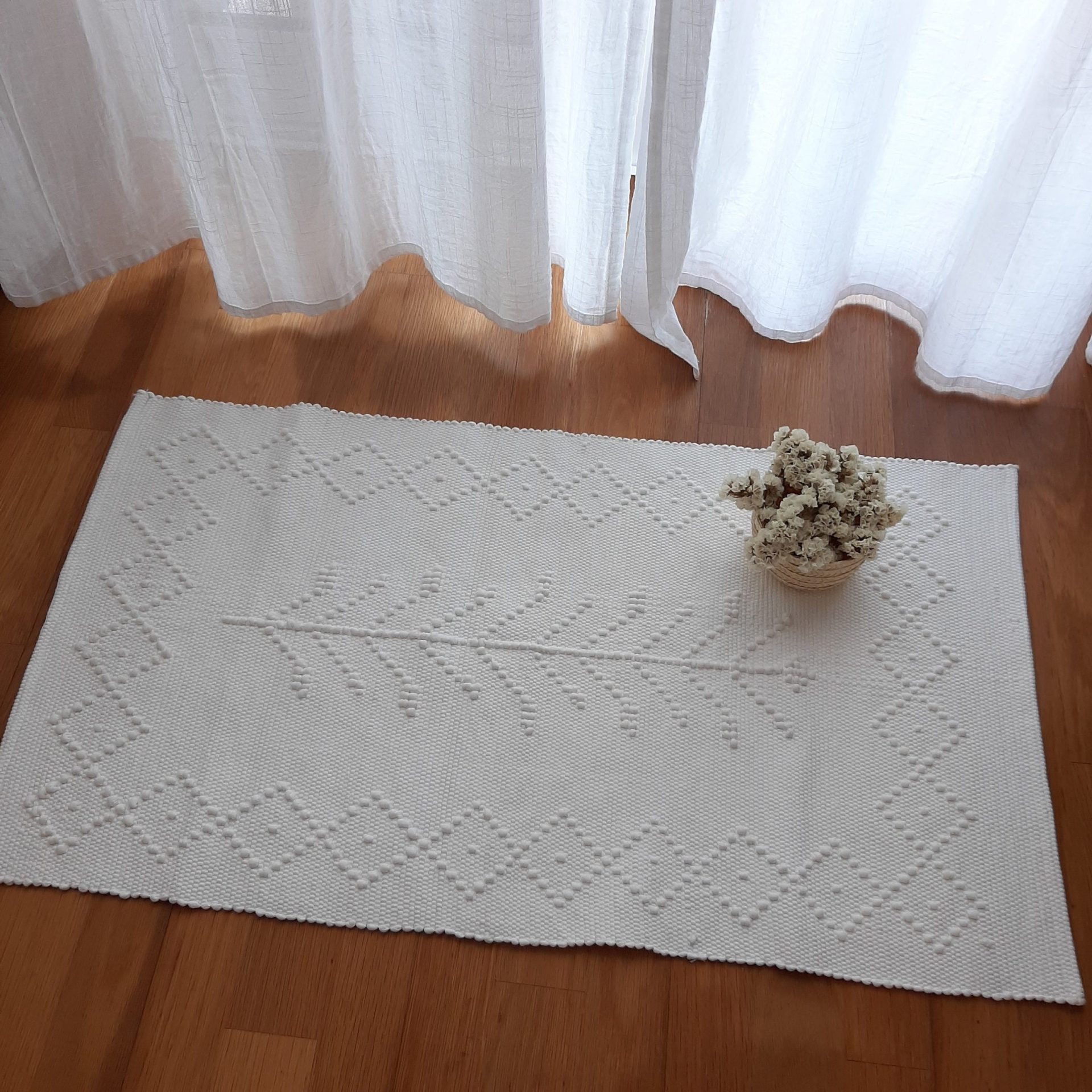 Small Off White Rug - PadaWorks