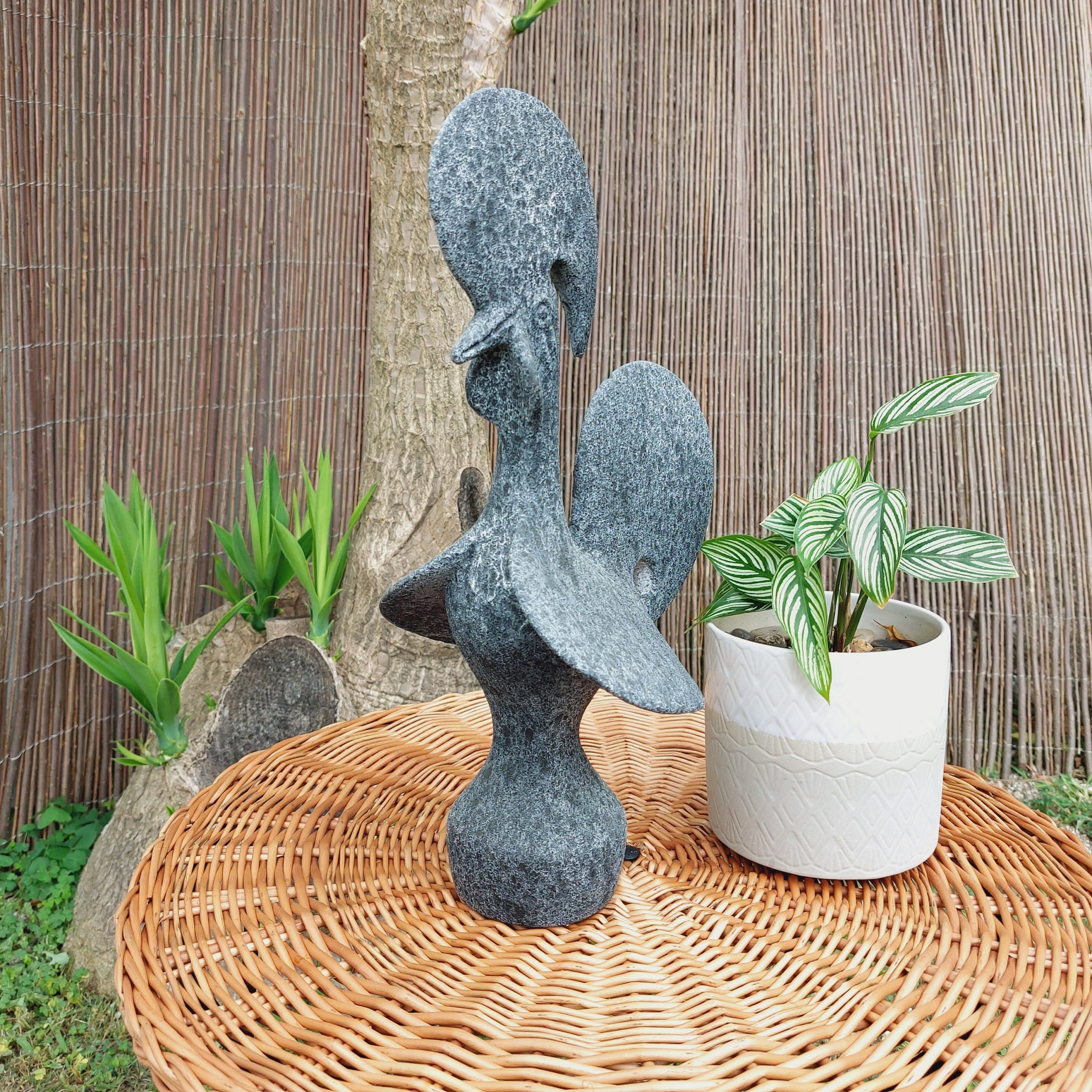 Stone Gray Portuguese Rooster - 40cm - PadaWorks