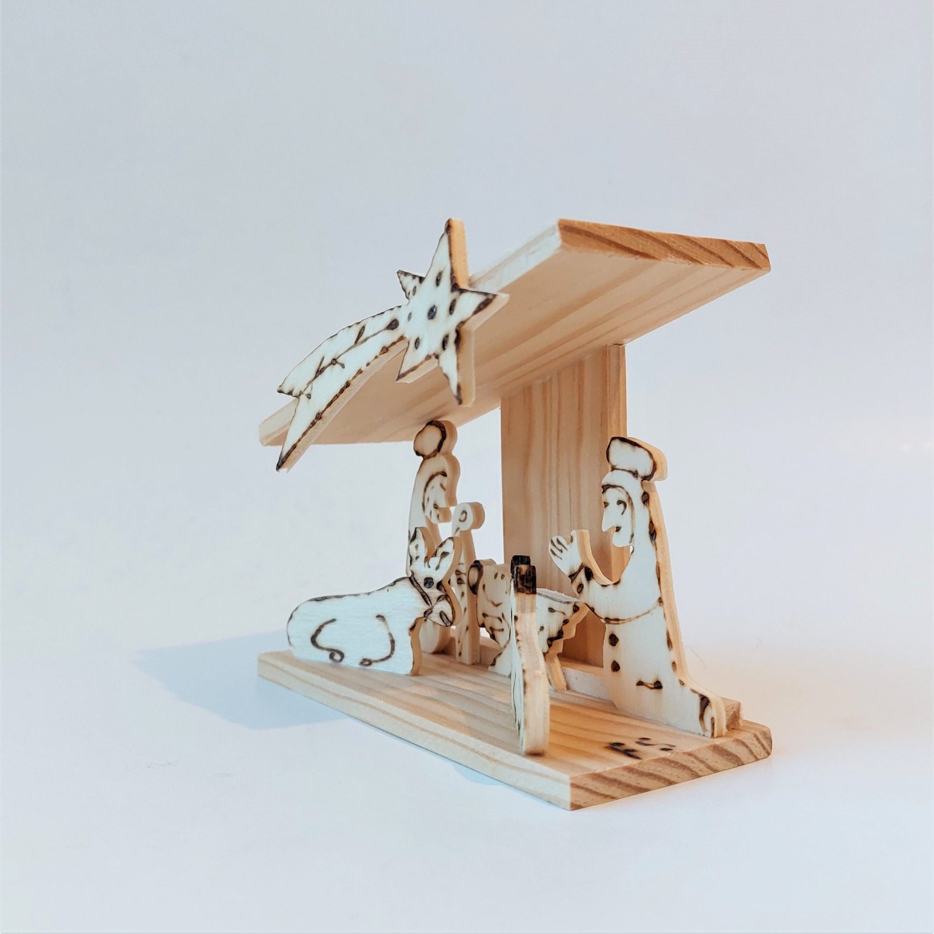 Wooden Nativity Scene - PadaWorks