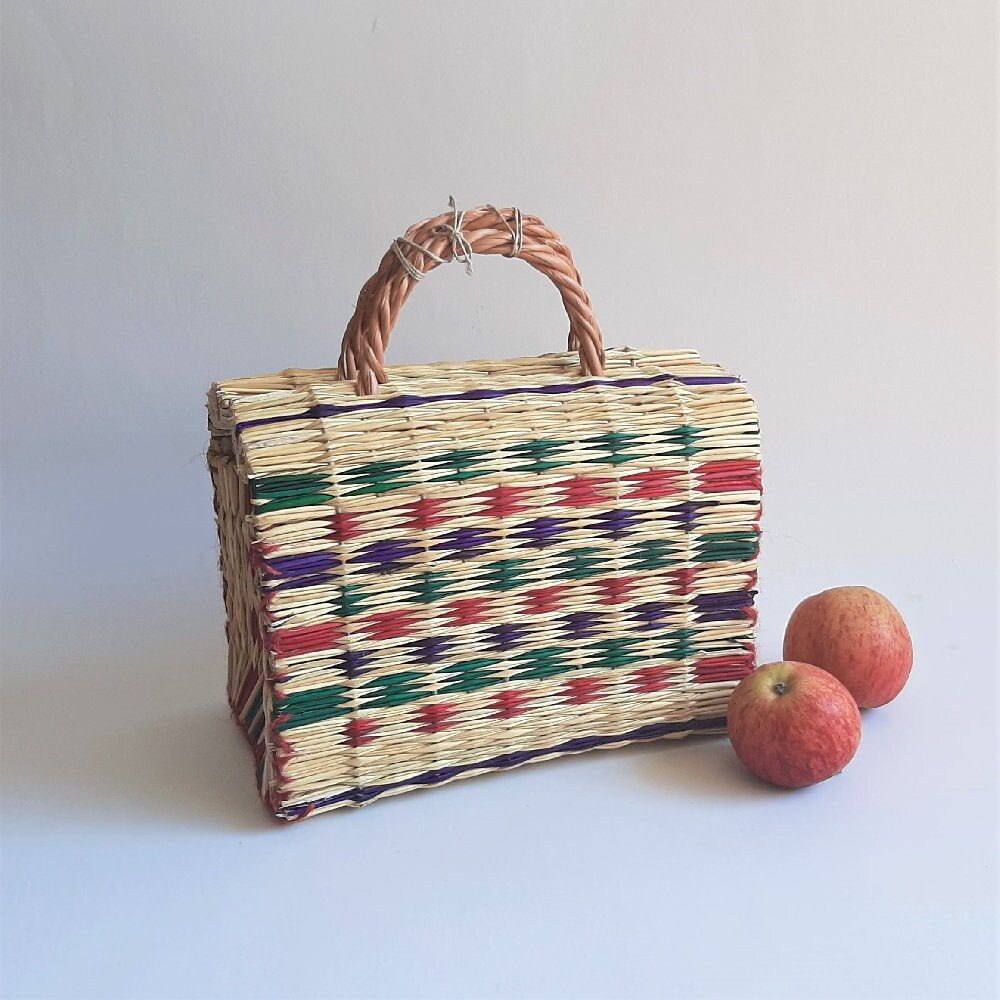 Straw Reed Basket Bag - PadaWorks