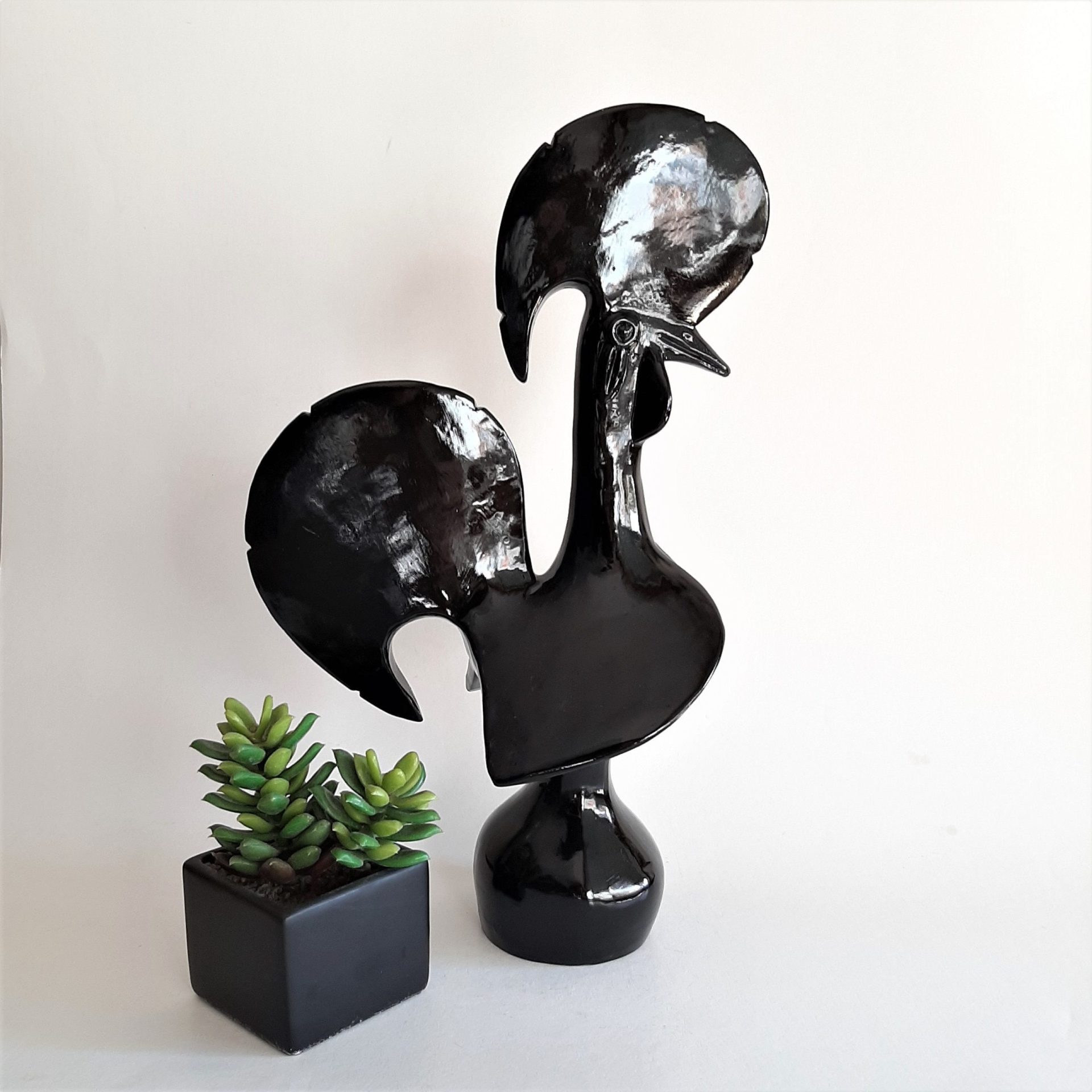 Black Portuguese Rooster - 40cm - PadaWorks