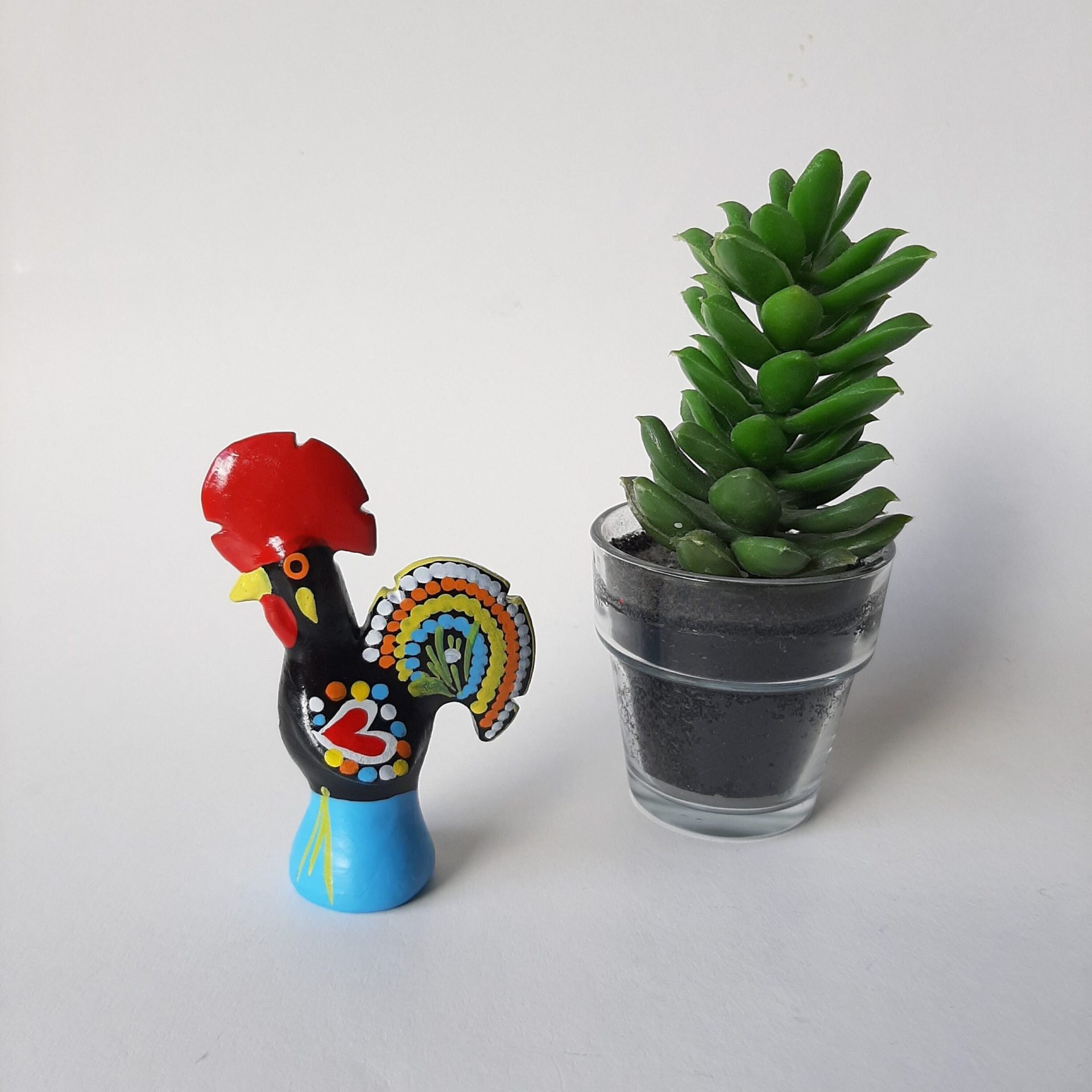 Mini Multicolor Portuguese Rooster - 10cm - PadaWorks