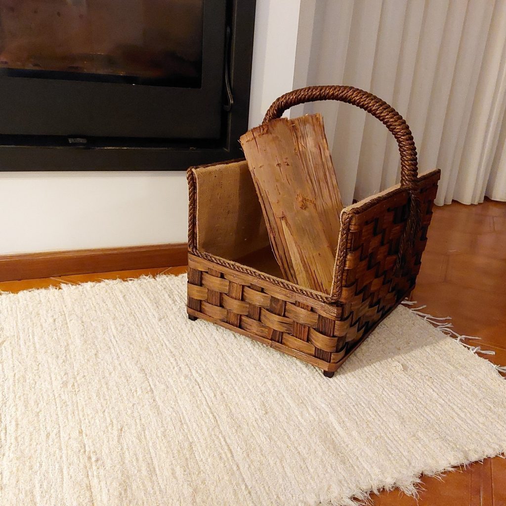 Firewood Basket With Handle - PadaWorks