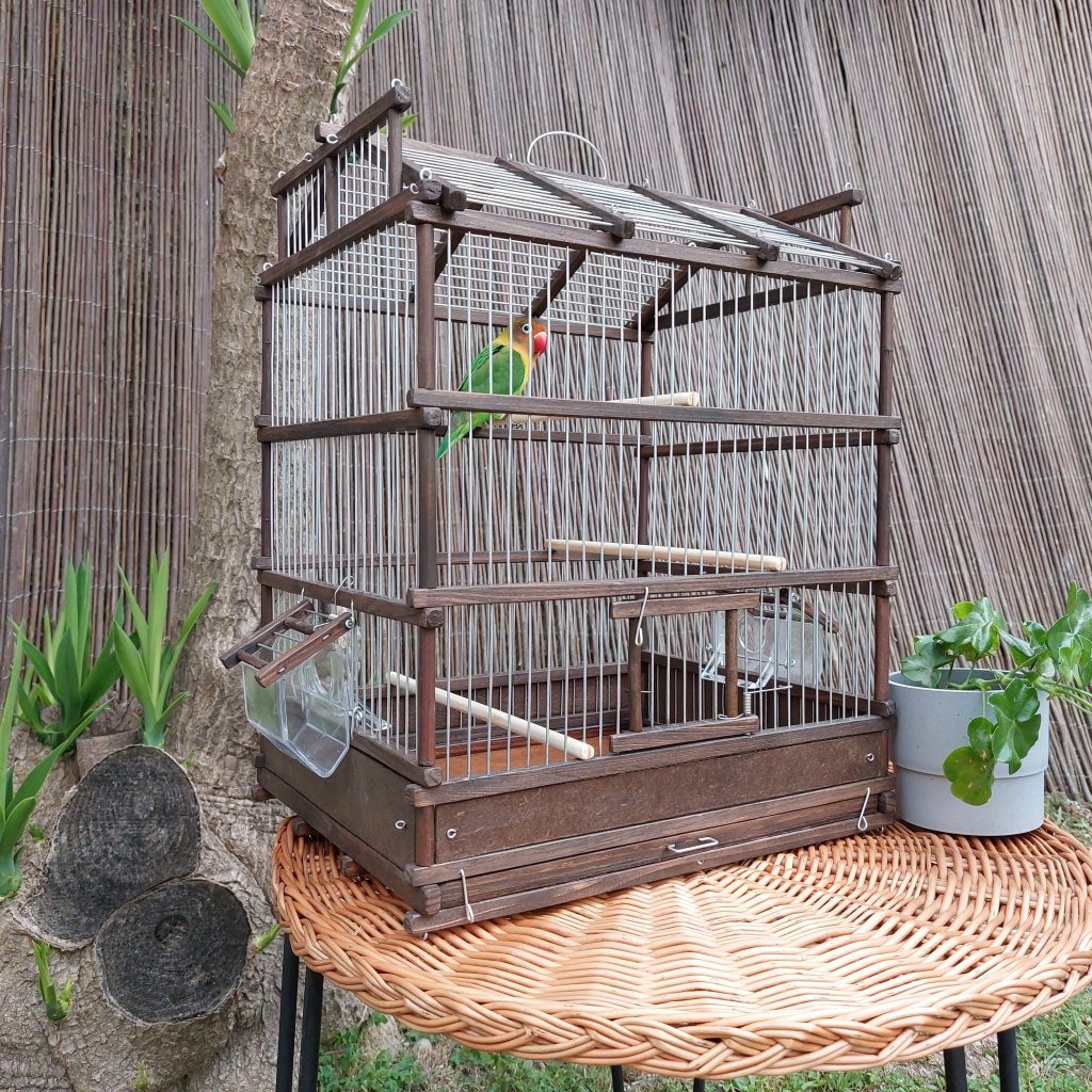 Classic Bird Cage - Brown - PadaWorks