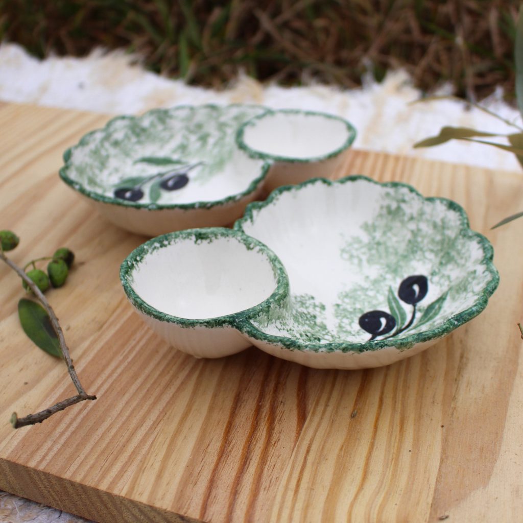 Vintage Ceramic Olives Plate - PadaWorks