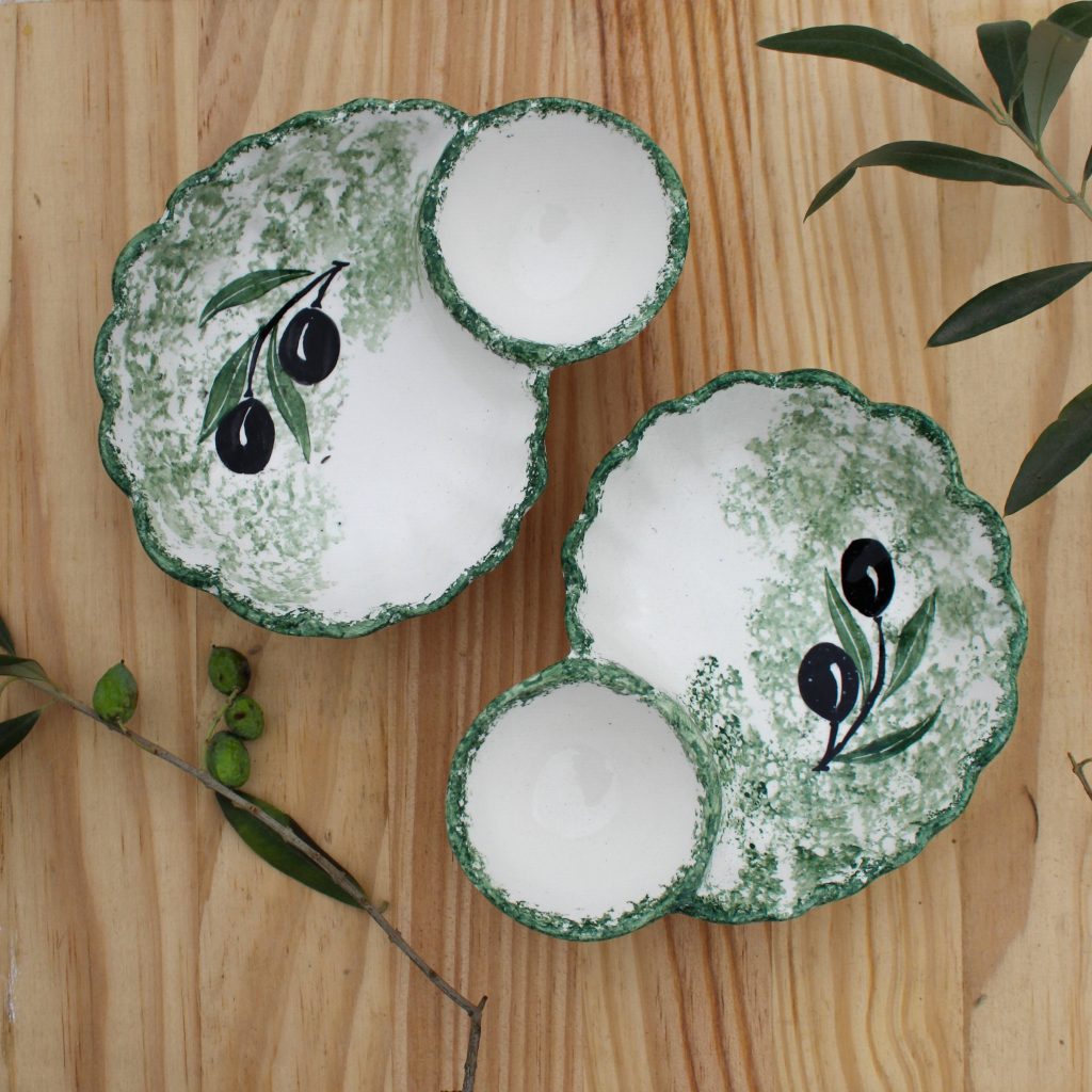 Vintage Ceramic Olives Plate - PadaWorks