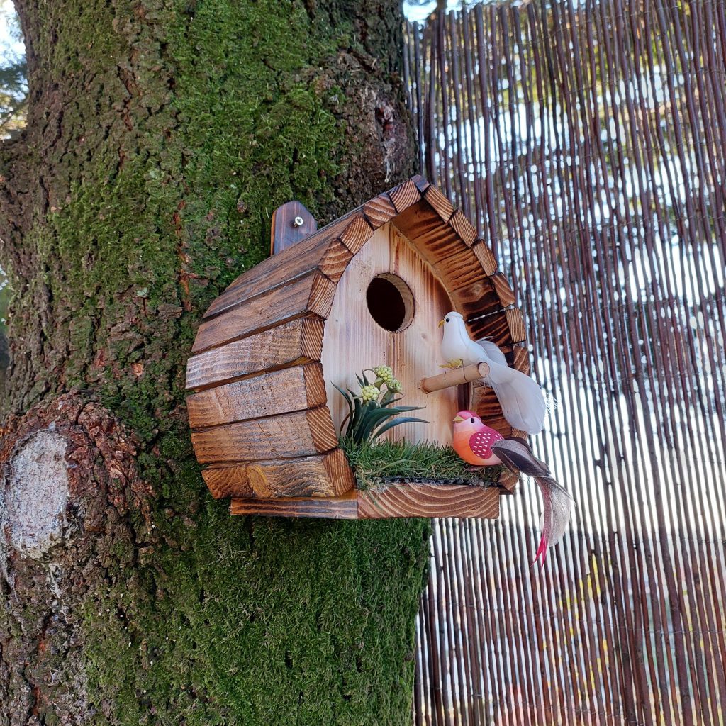 Wooden Bird Nest Outdoor House - PadaWorks