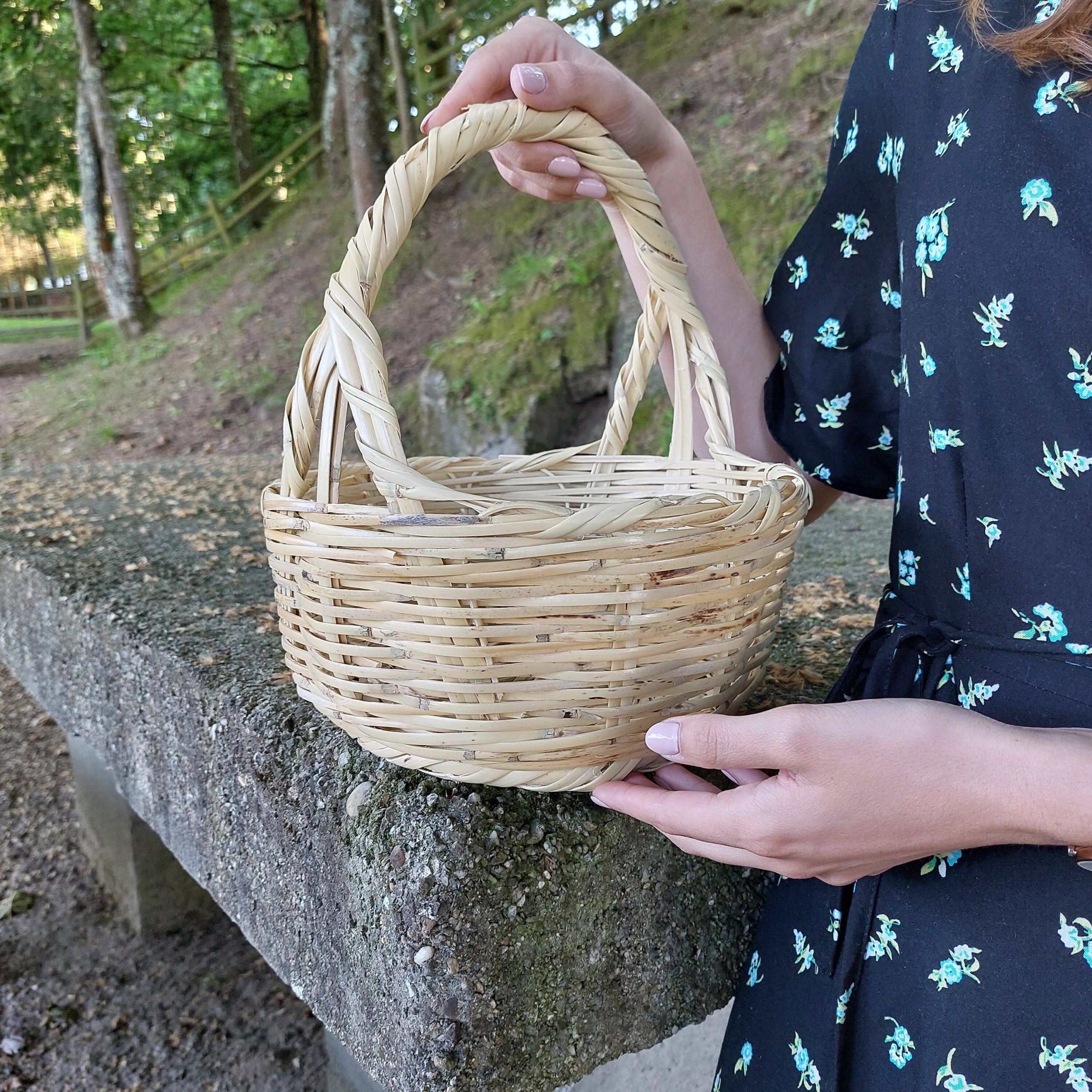 Small Cane Basket - PadaWorks