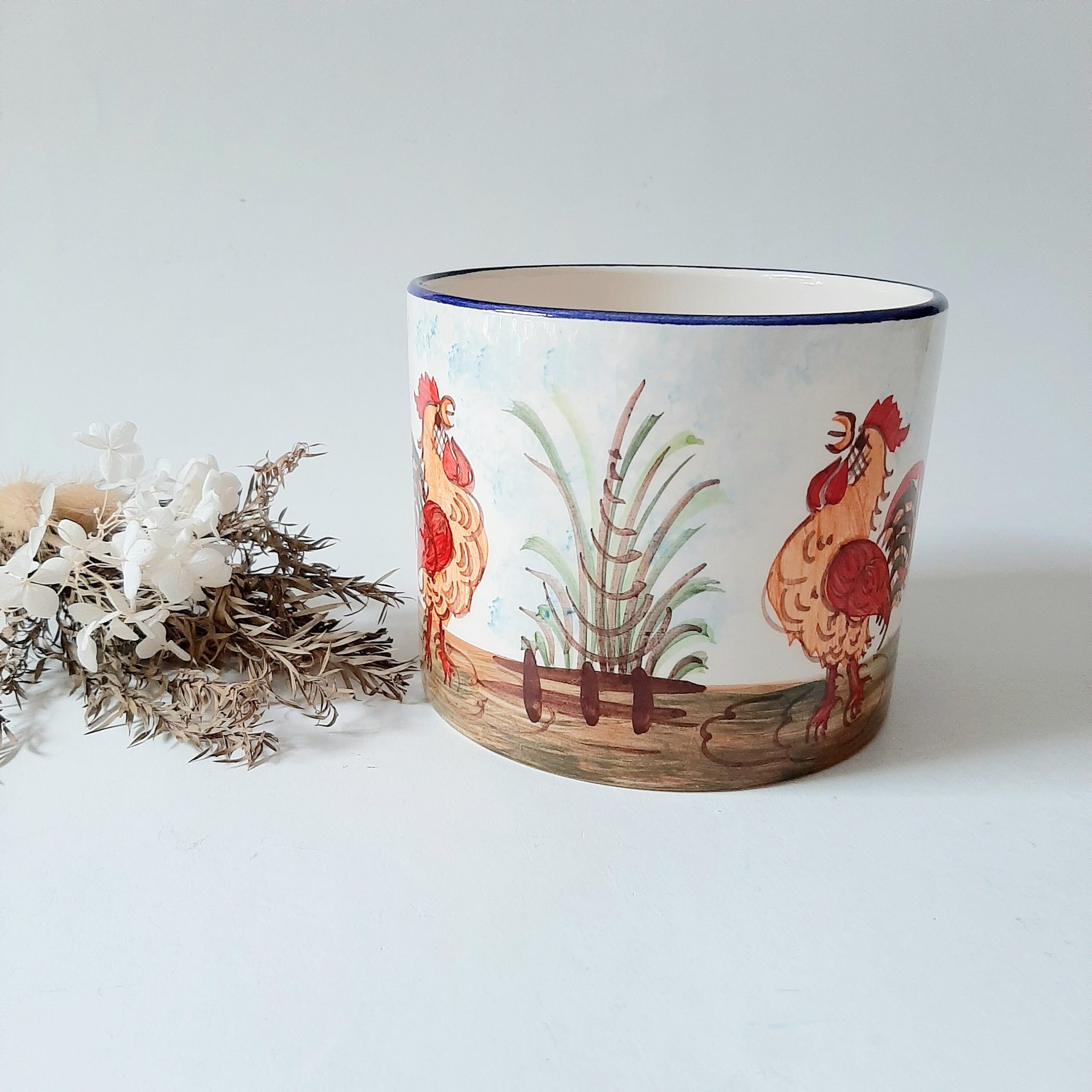 Hand Painted Ceramic Pot - PadaWorks