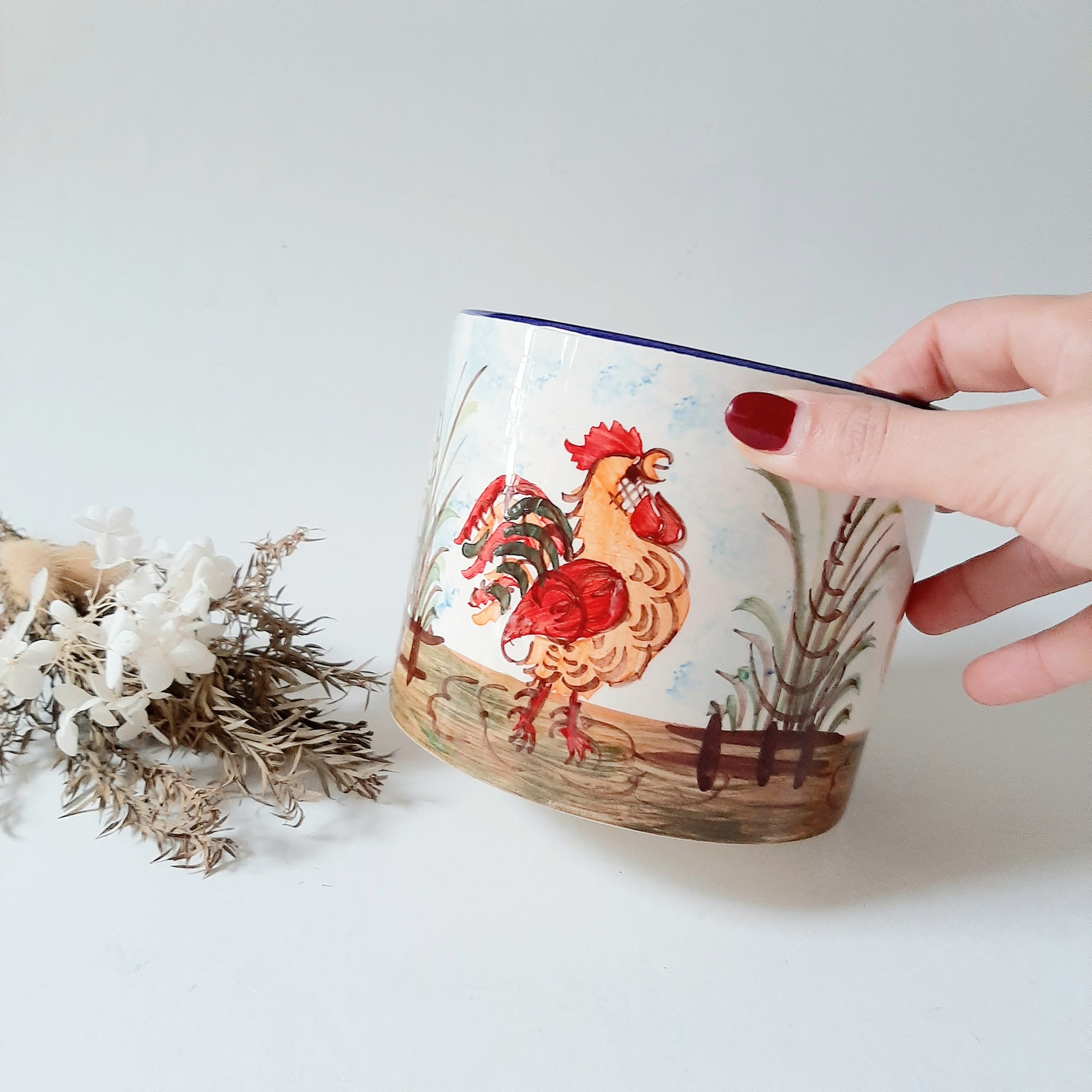 Hand Painted Ceramic Pot - PadaWorks