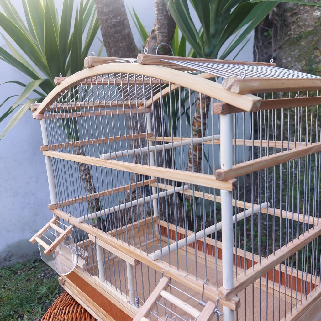 Round Bird Cage Natural - PadaWorks