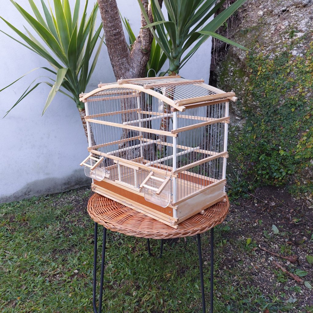 Round Bird Cage Natural - PadaWorks