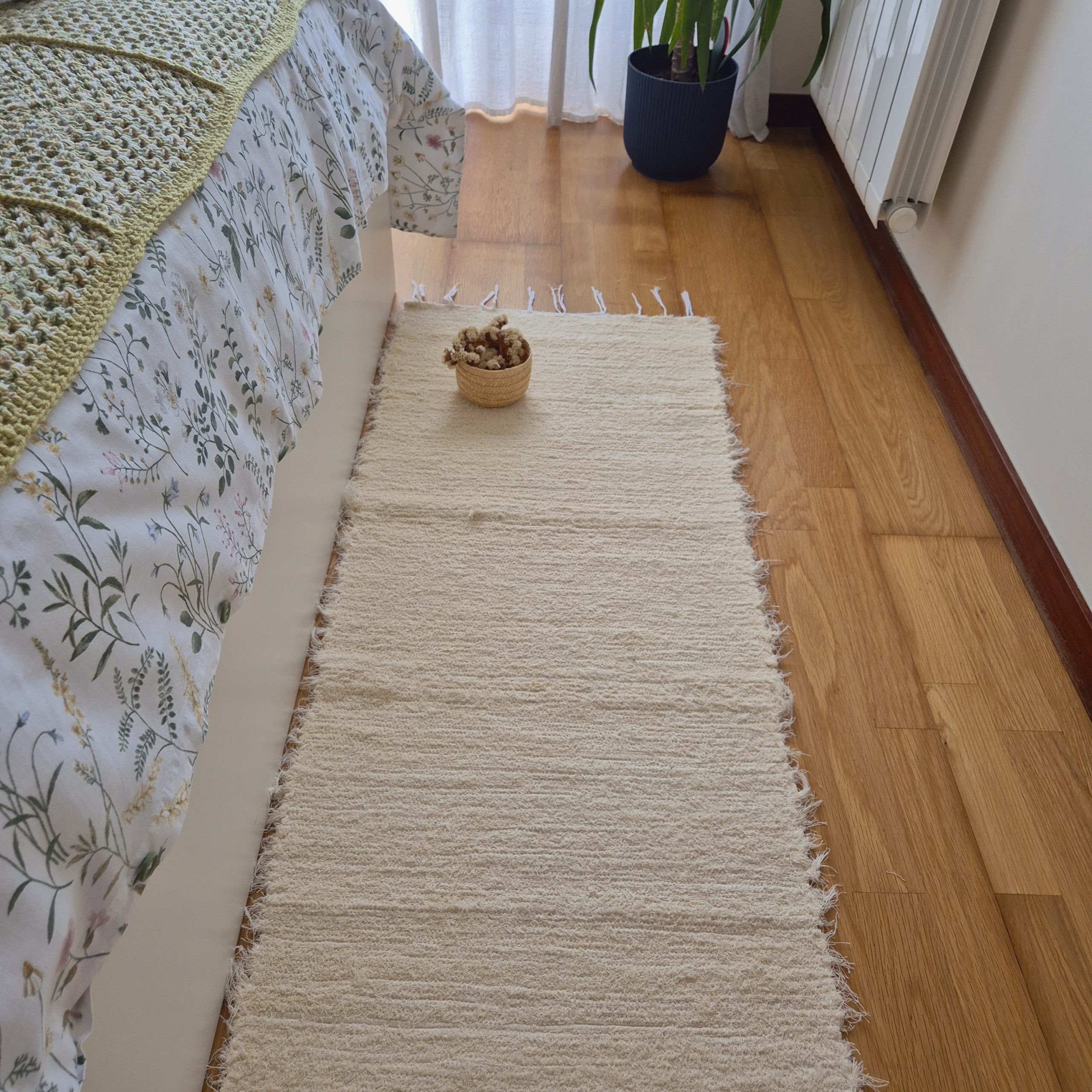 Runner Cream Rug - 50x200cm - Soft Rug - PadaWorks