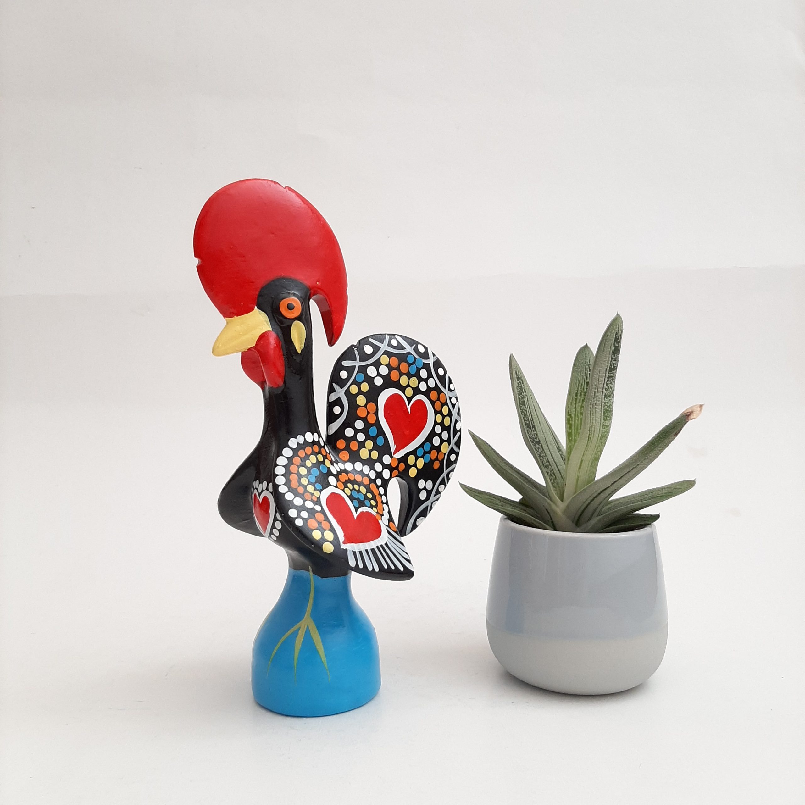 Small Multicolor Portuguese Rooster – 20cm - PadaWorks