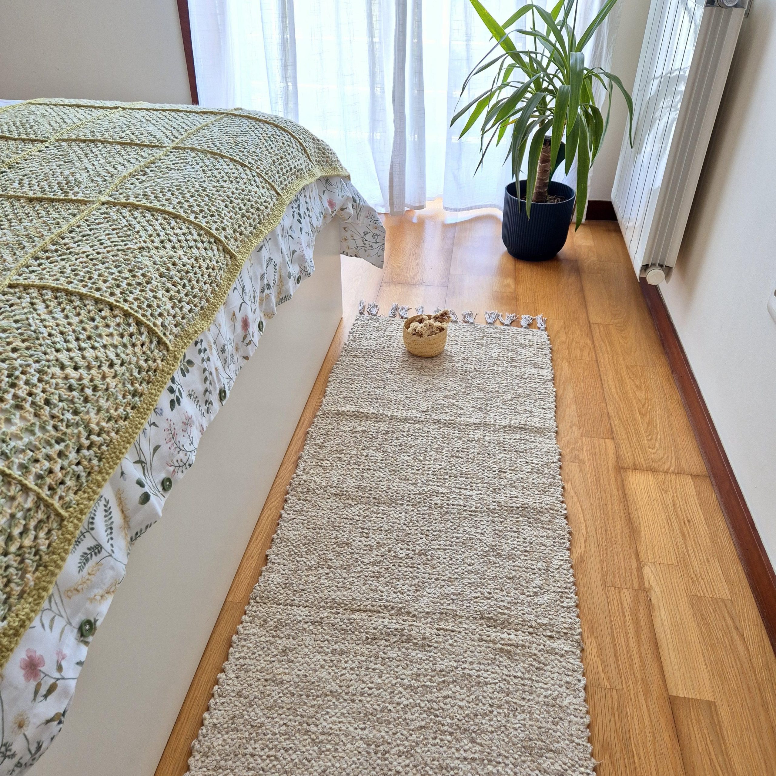 Runner Rug Light Brown - 50x200cm - Traditional Rug - PadaWorks