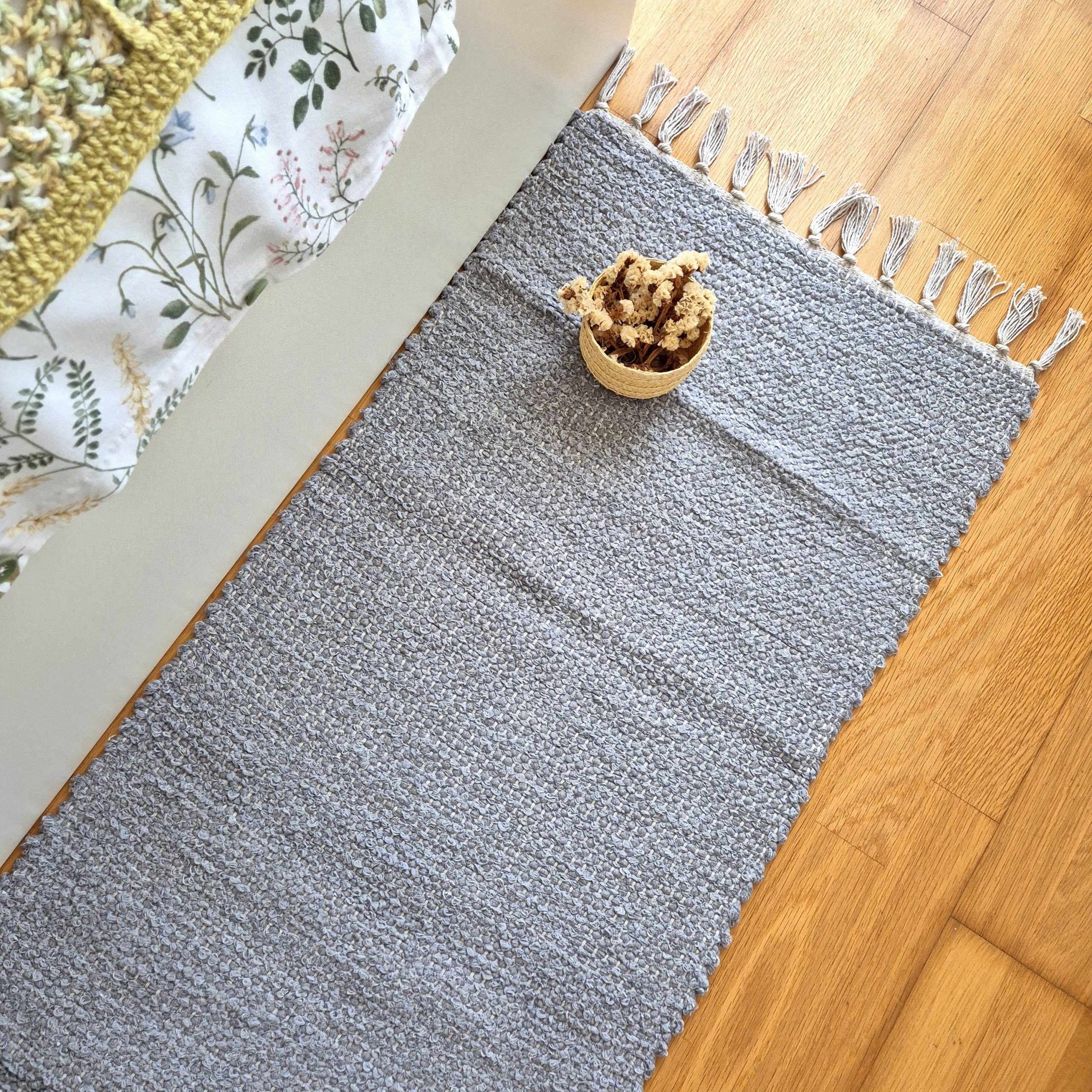 Runner Rug Light Grey - 50x200cm - Traditional Rug - PadaWorks